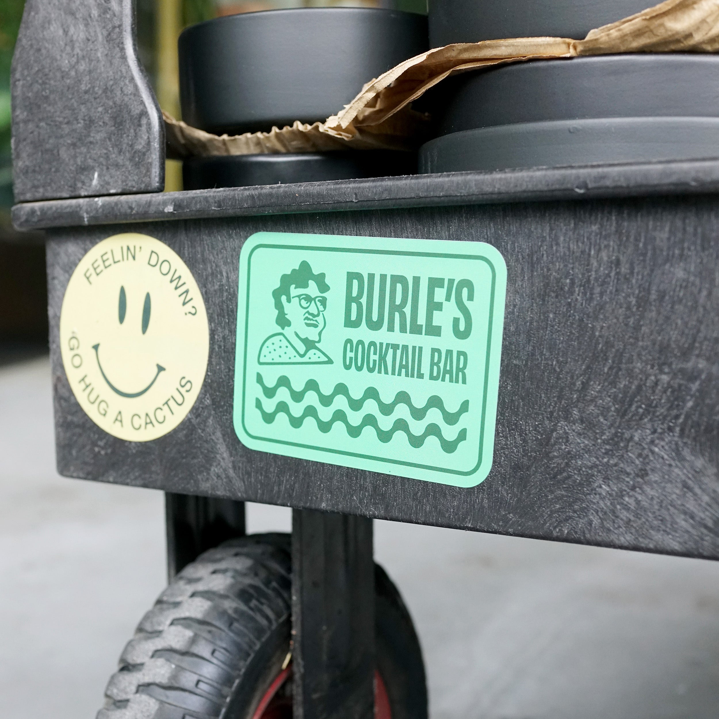 Sticker - Burle's Cocktail Bar (Green) – The Victorian Atlanta